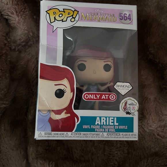 Disney | Other | The Little Mermaid Ariel Diamond Collection Funko Pop ...